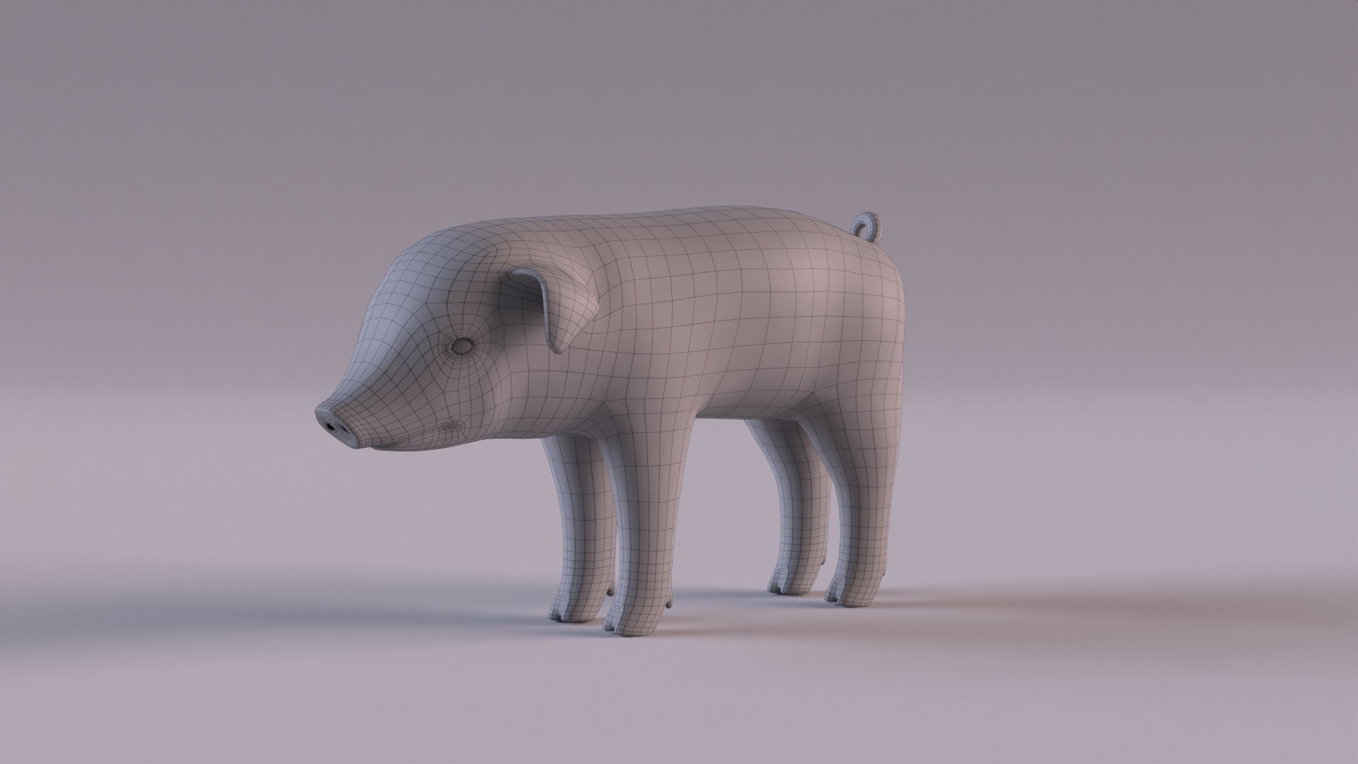 3d Model Pig