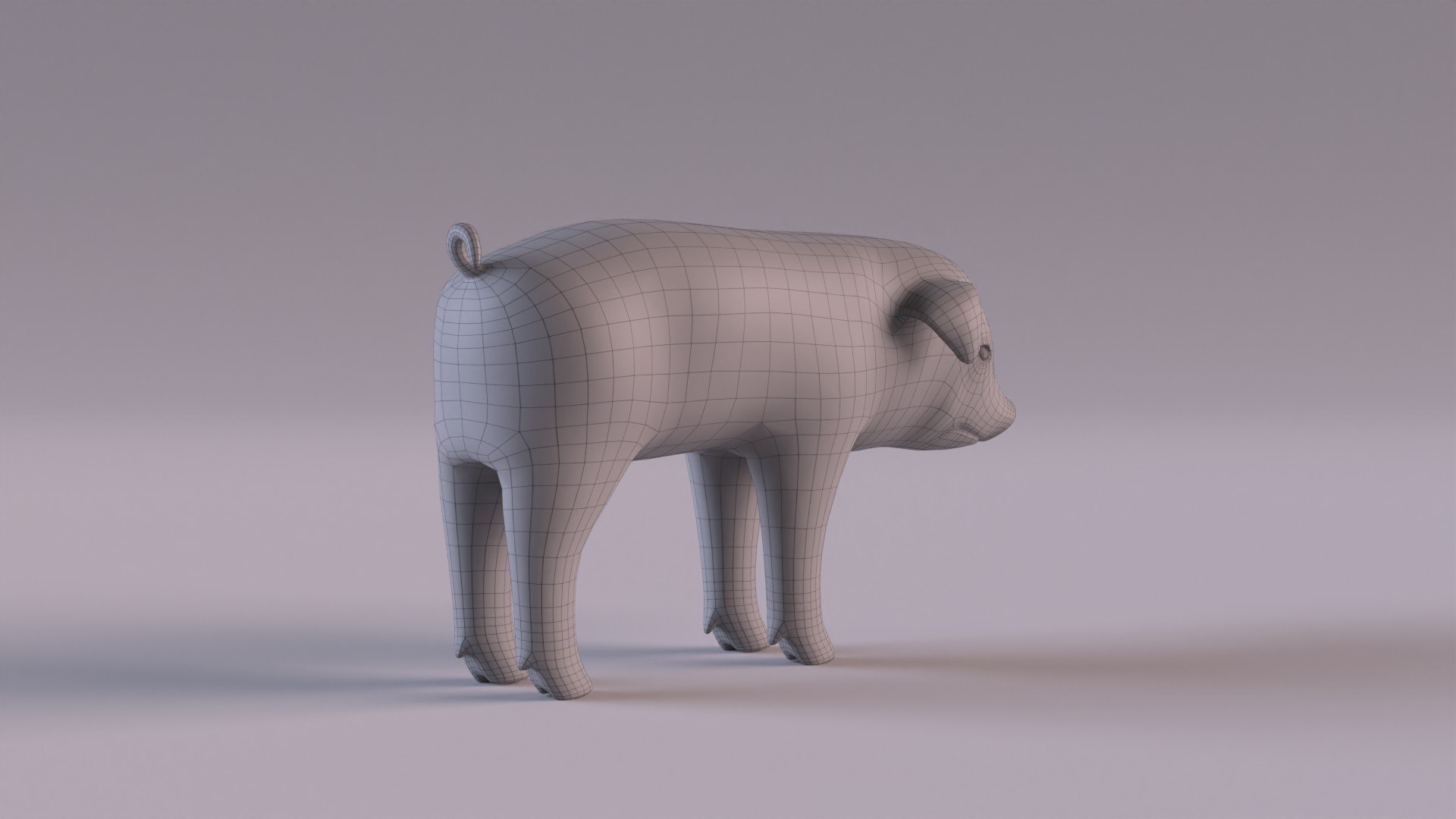 3d Model Pig