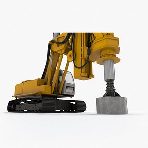 3D Pile Driver Models - Browse & Download Formats - TurboSquid