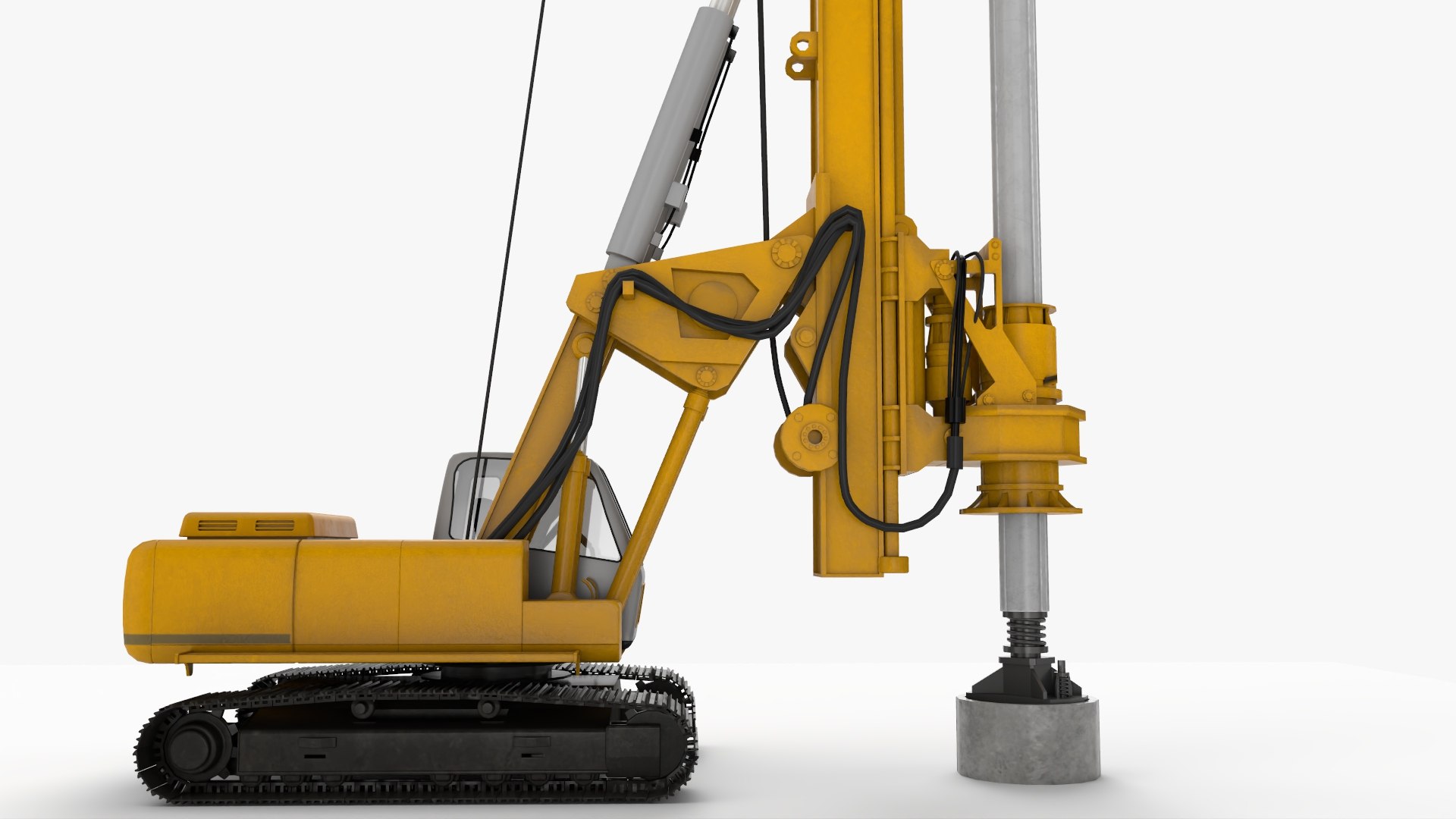 Pile Driver 3D Model - TurboSquid 2387514