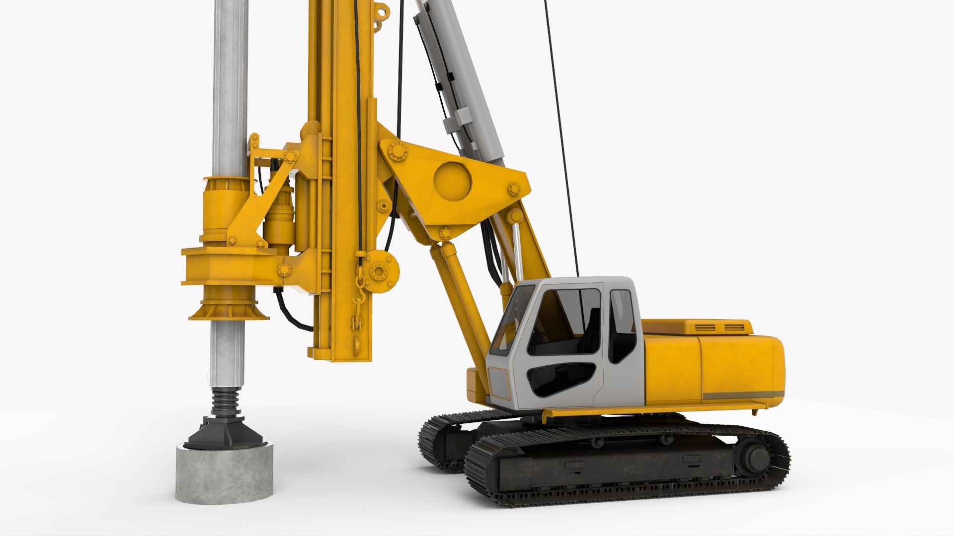 Pile Driver 3D Model - TurboSquid 2387514