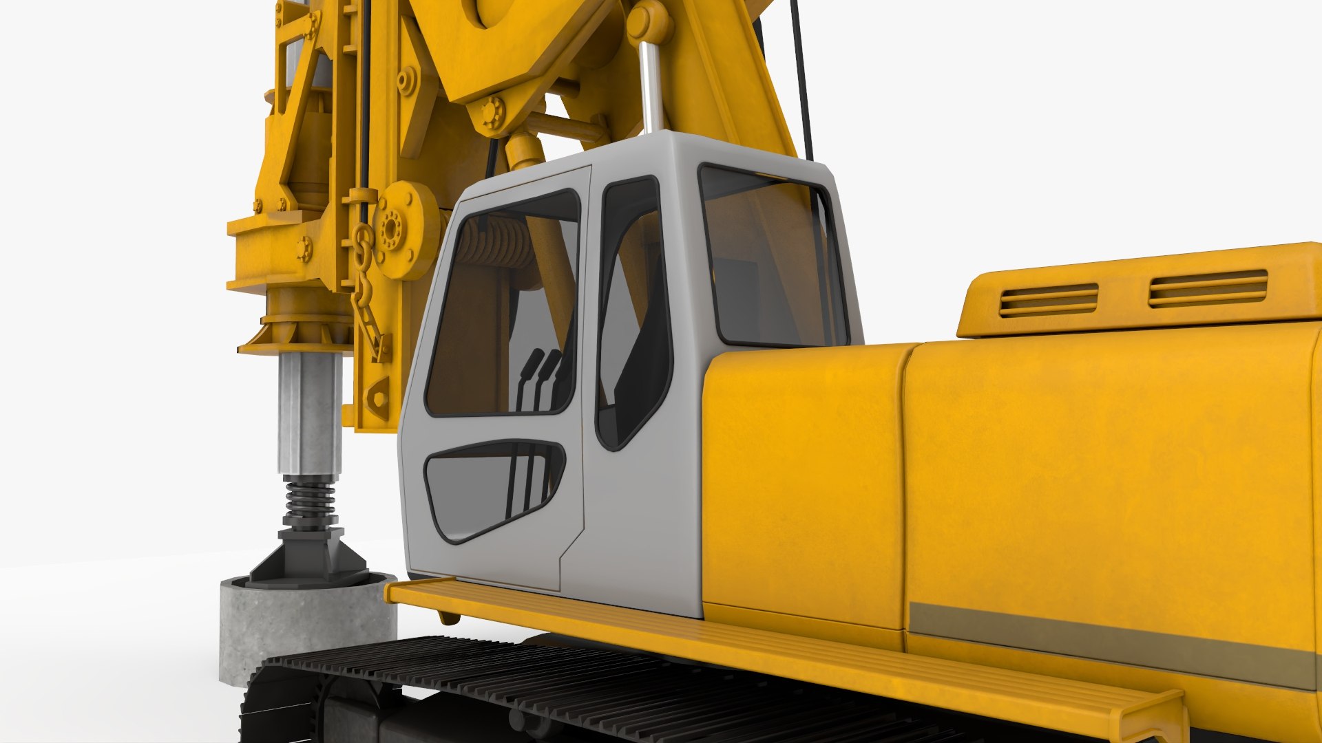 Pile Driver 3D Model - TurboSquid 2387514