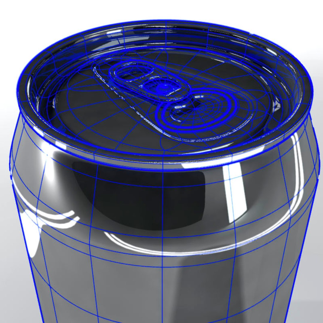 3d Model Soft Drink Brand Cans