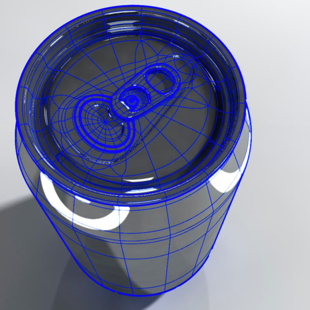 3d Model Soft Drink Brand Cans