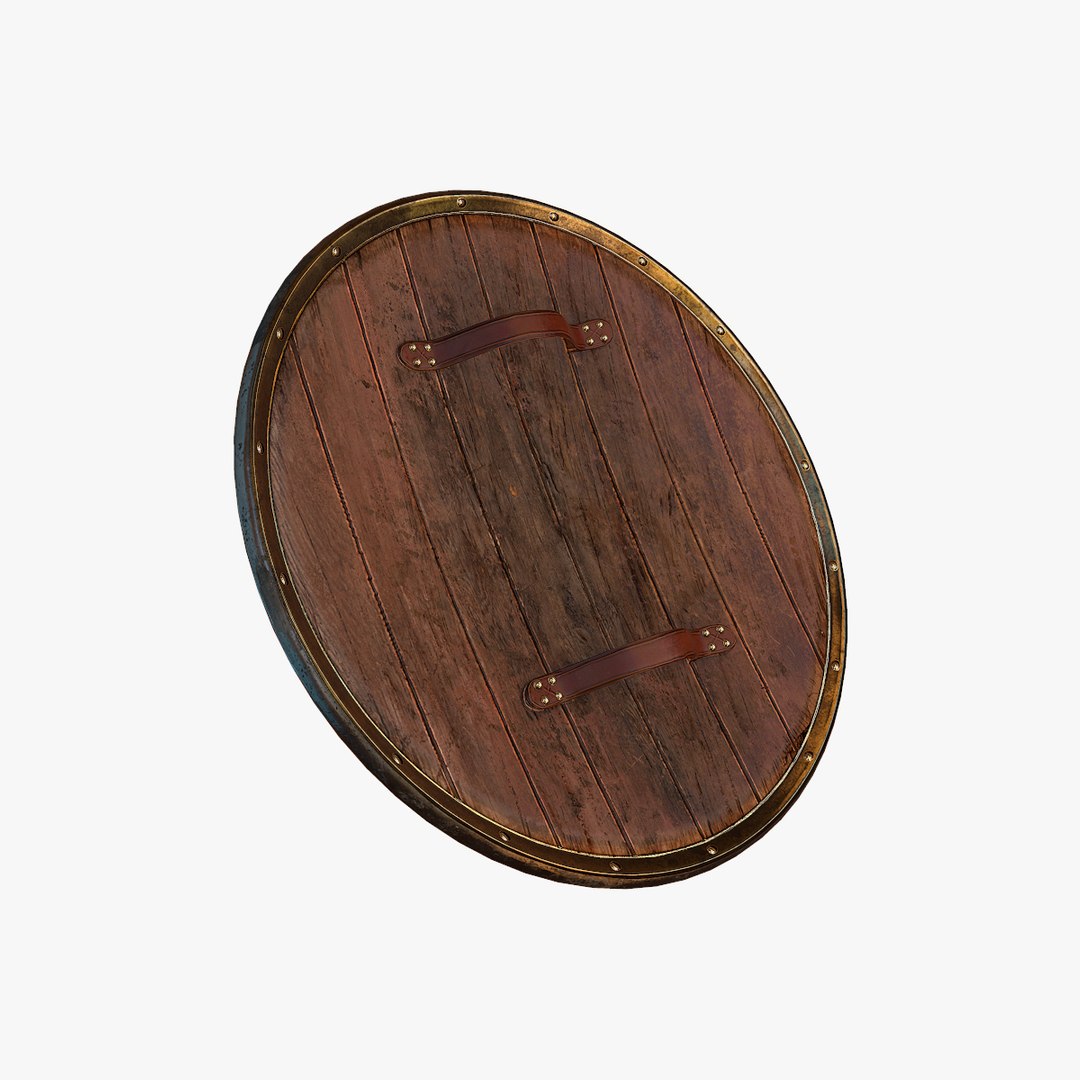 Fantasy Viking Shield 3d Model