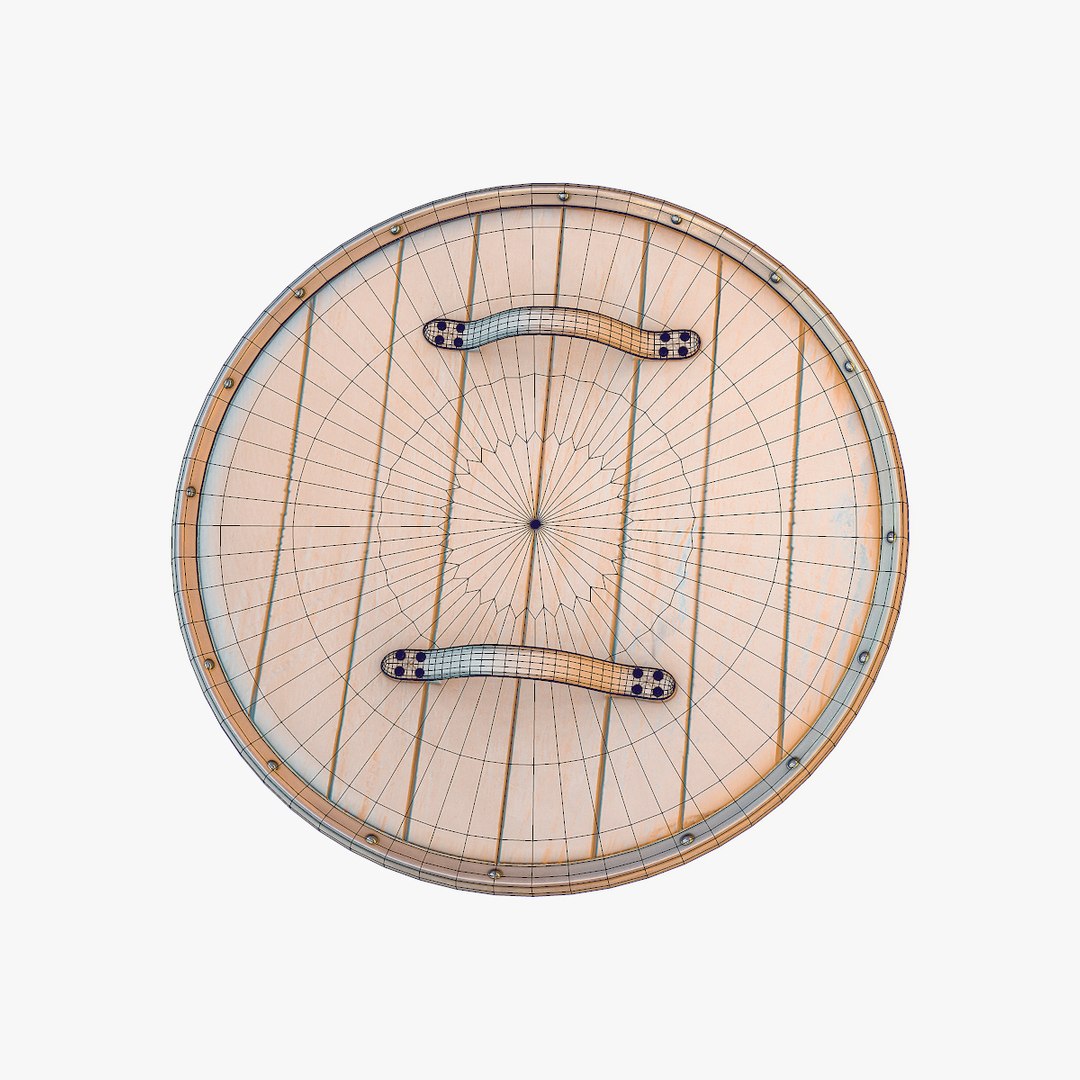 Fantasy Viking Shield 3d Model