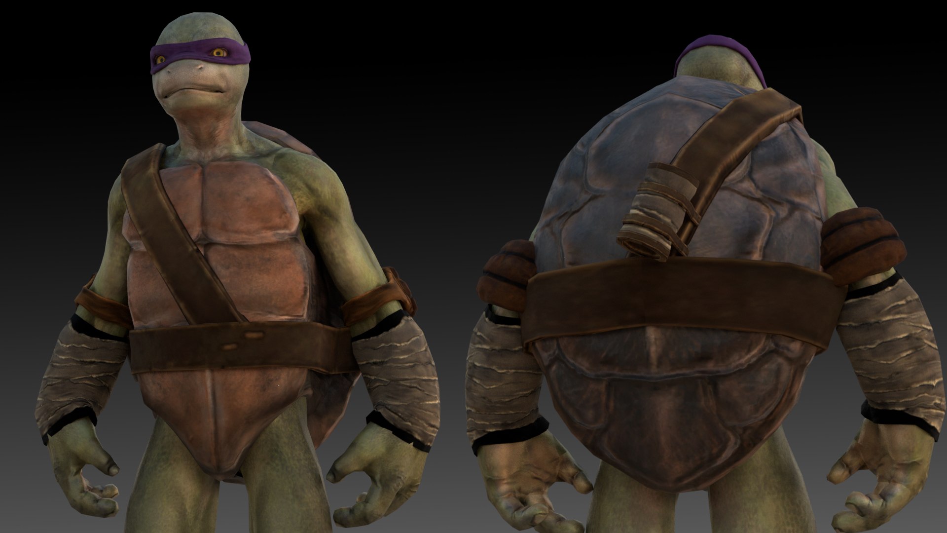 Donatello TMNT 3D Model High Quality Rigged 3D Model - TurboSquid 2346376