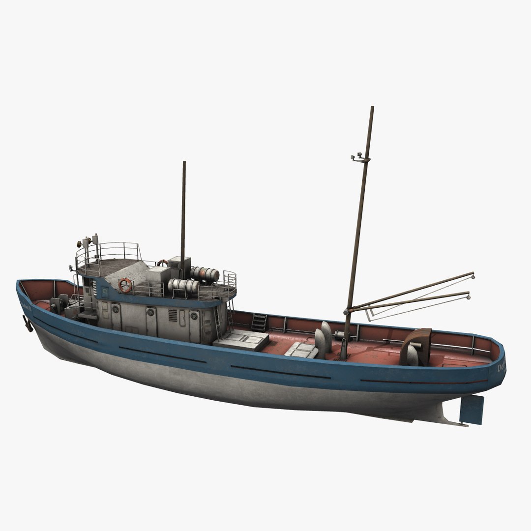 Fishing boat 3D model - TurboSquid 2105455
