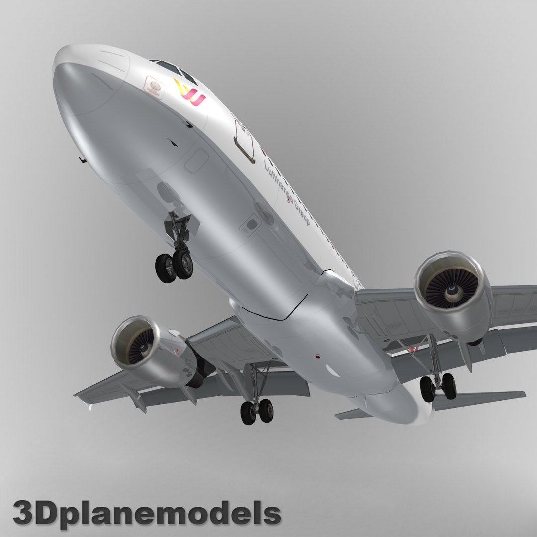 3d Airbus A-320 Animation Model