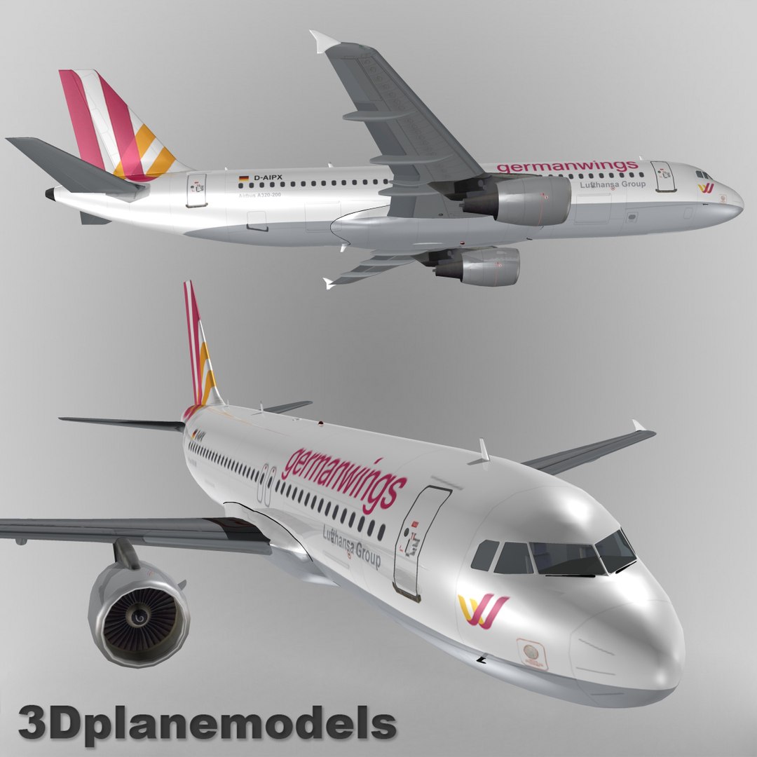 3d Airbus A-320 Animation Model