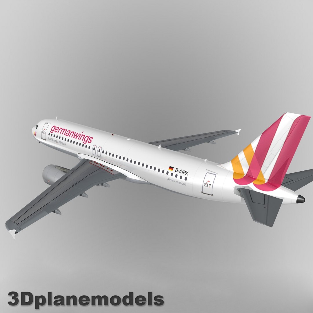 3d Airbus A-320 Animation Model