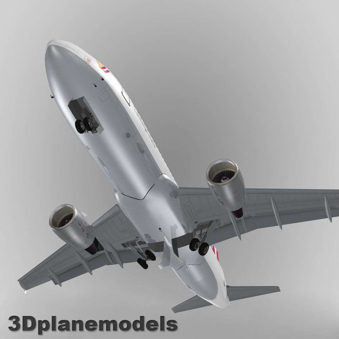 3d Airbus A-320 Animation Model