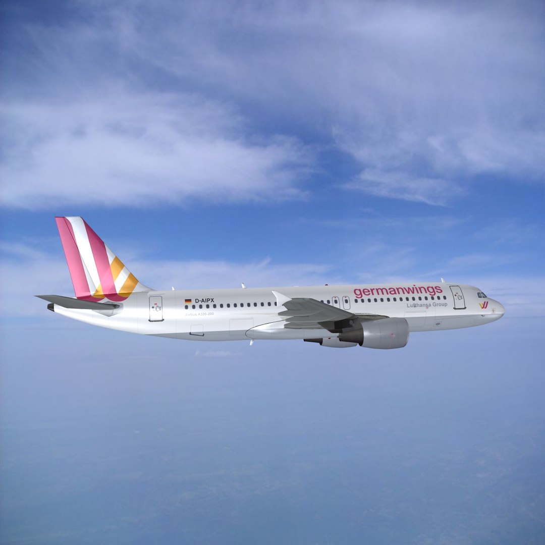 3d Airbus A-320 Animation Model