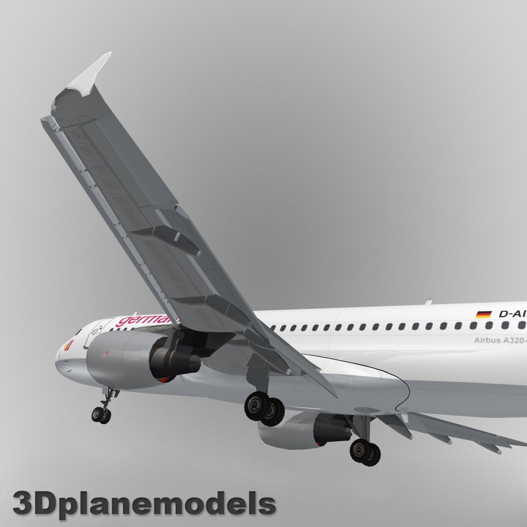 3d Airbus A-320 Animation Model