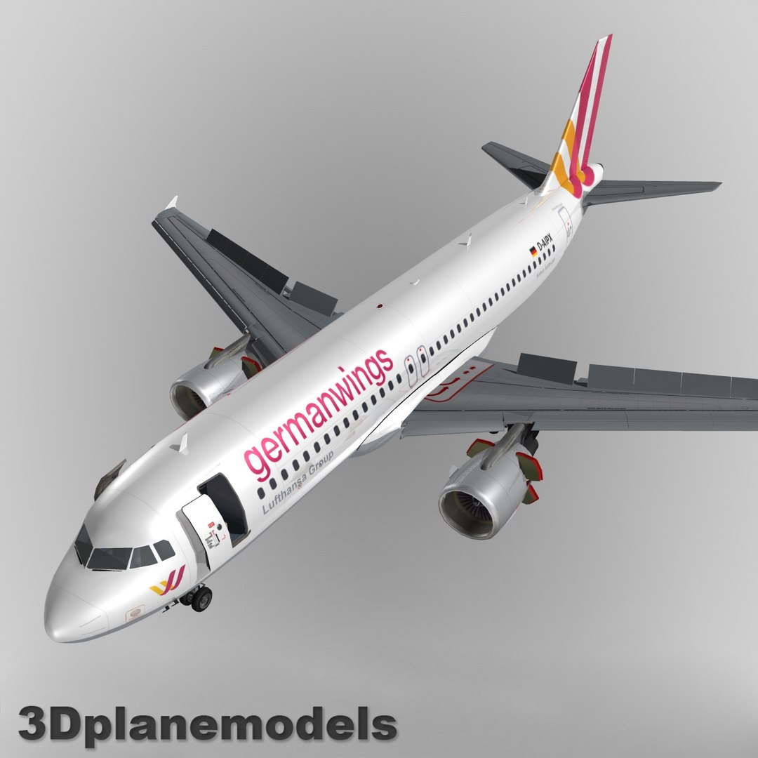3d Airbus A-320 Animation Model