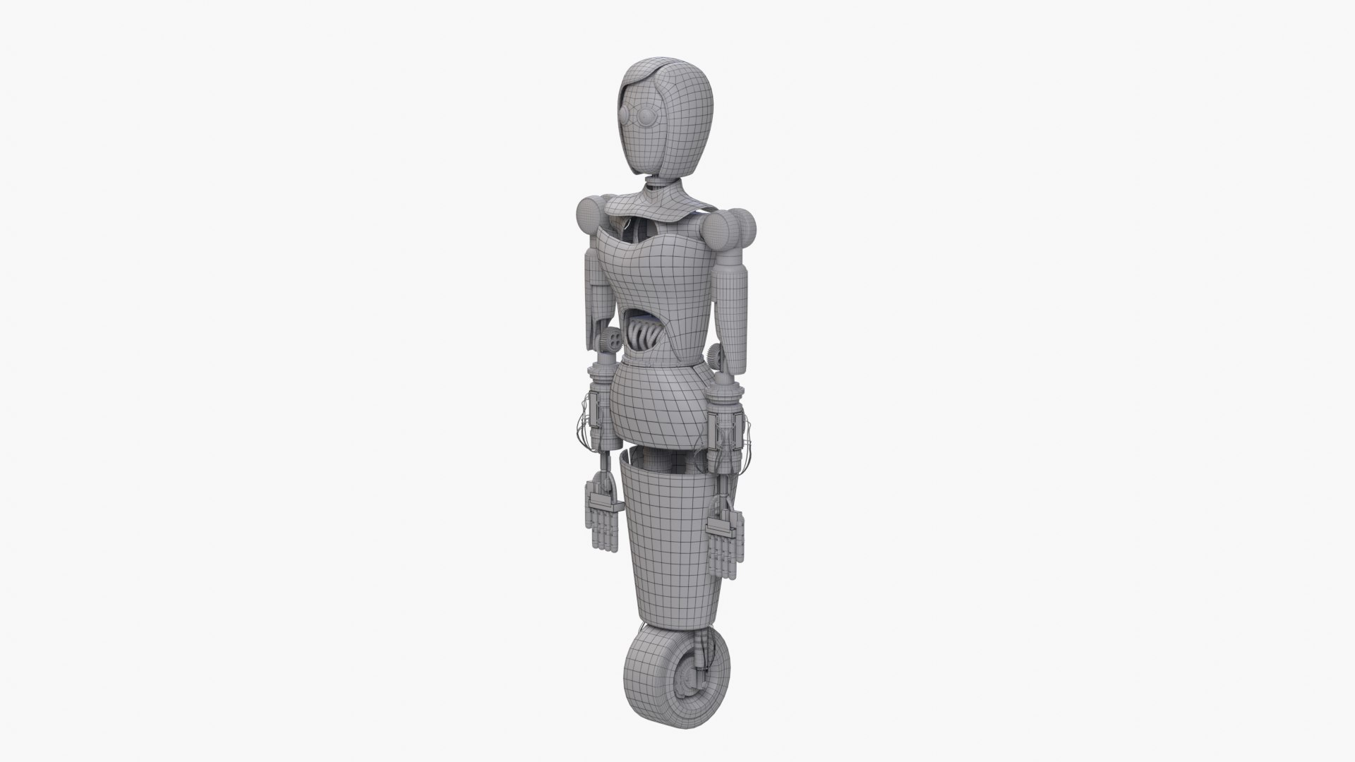 3D Custom Woman Robot - TurboSquid 2017396