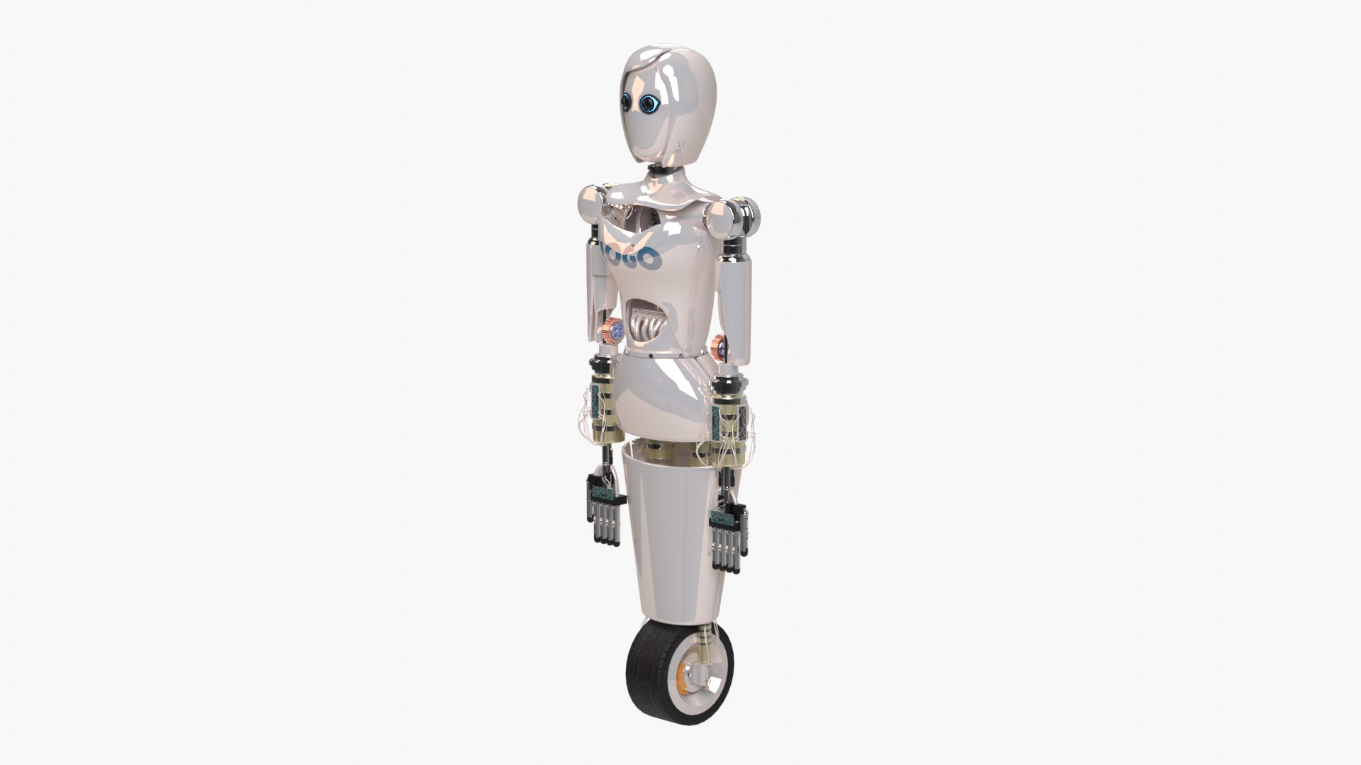 3D Custom Woman Robot - TurboSquid 2017396