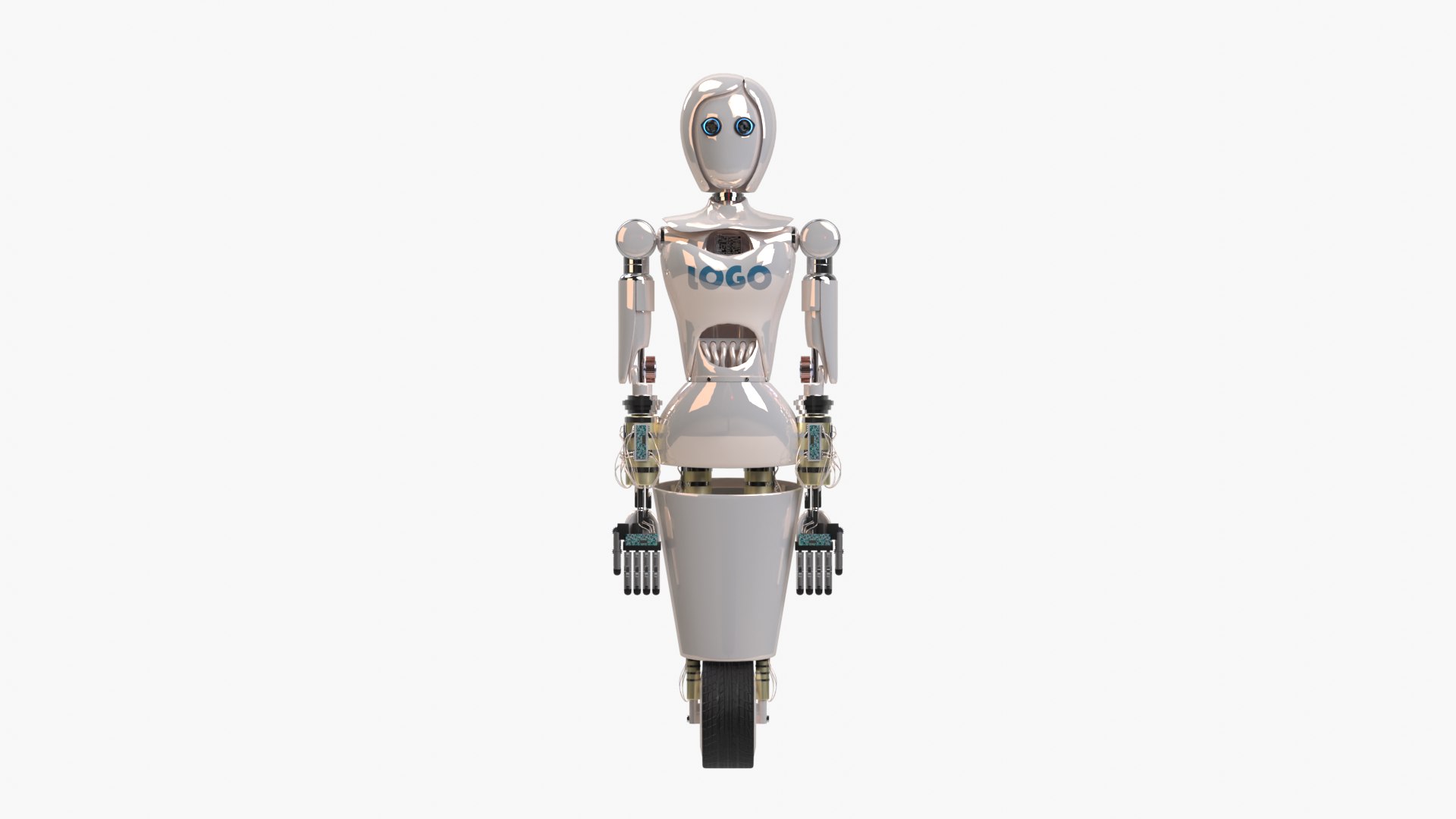 3D Custom Woman Robot - TurboSquid 2017396