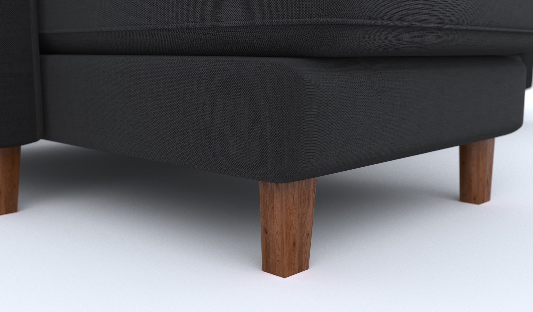 3D halston sofa 3 corner model - TurboSquid 1230878