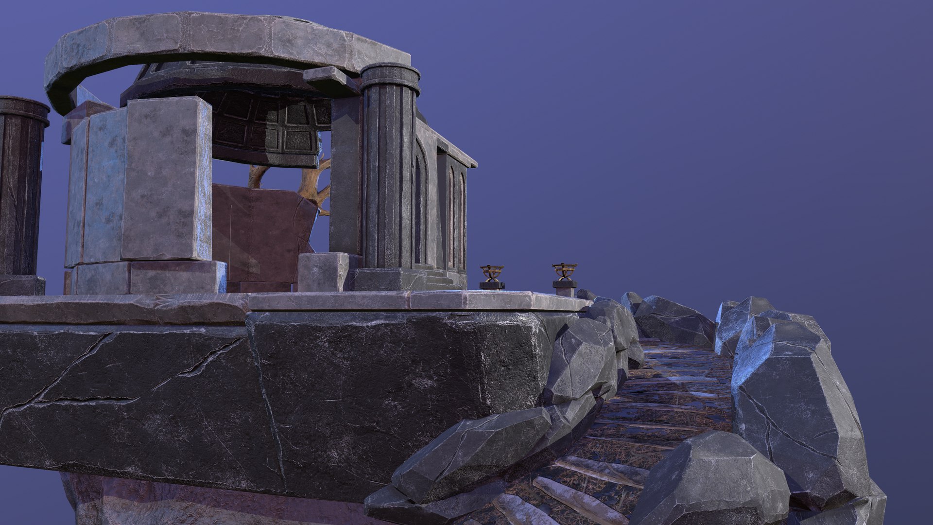 Free ancient ruins model - TurboSquid 1636064