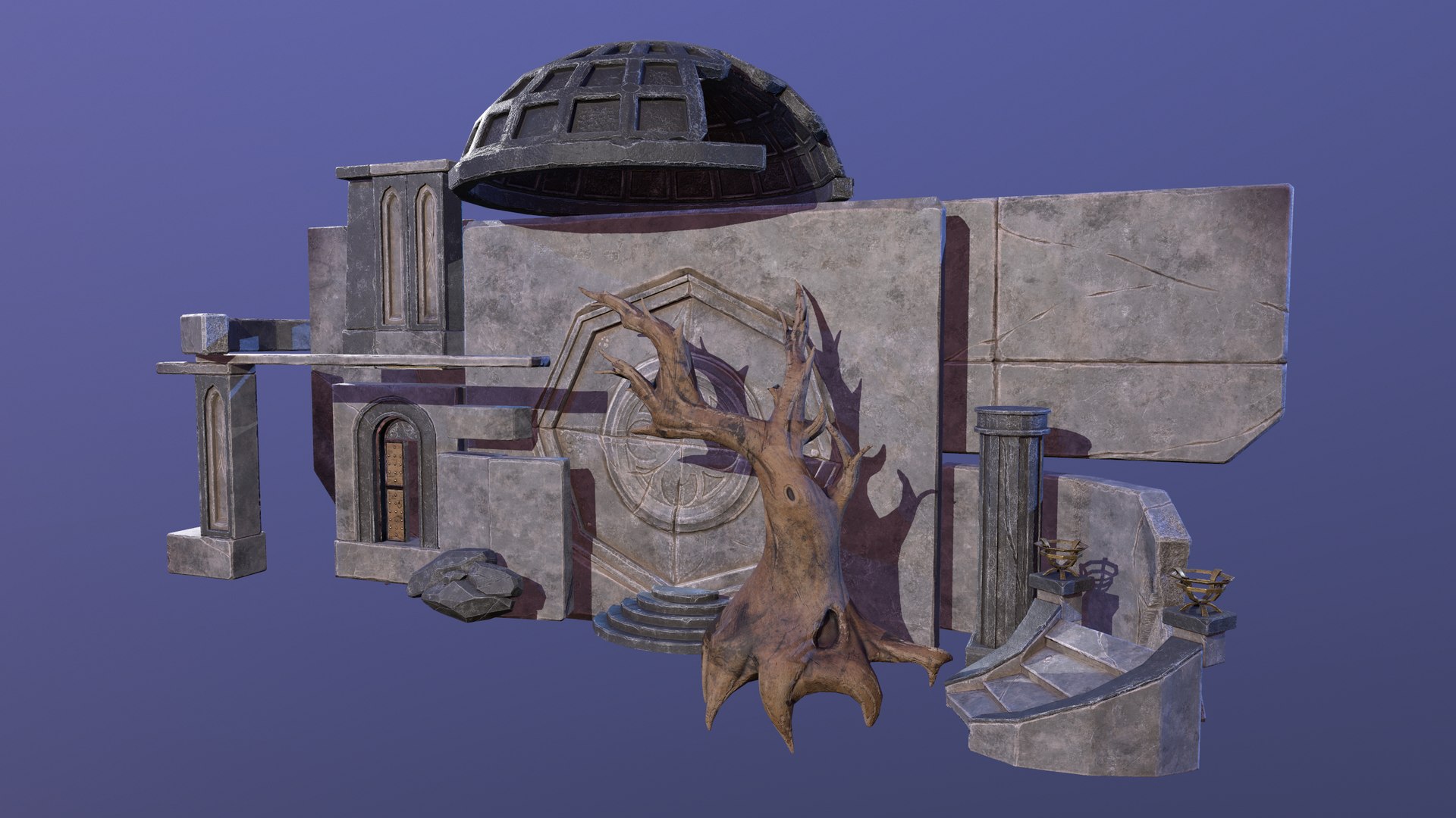 Free ancient ruins model - TurboSquid 1636064