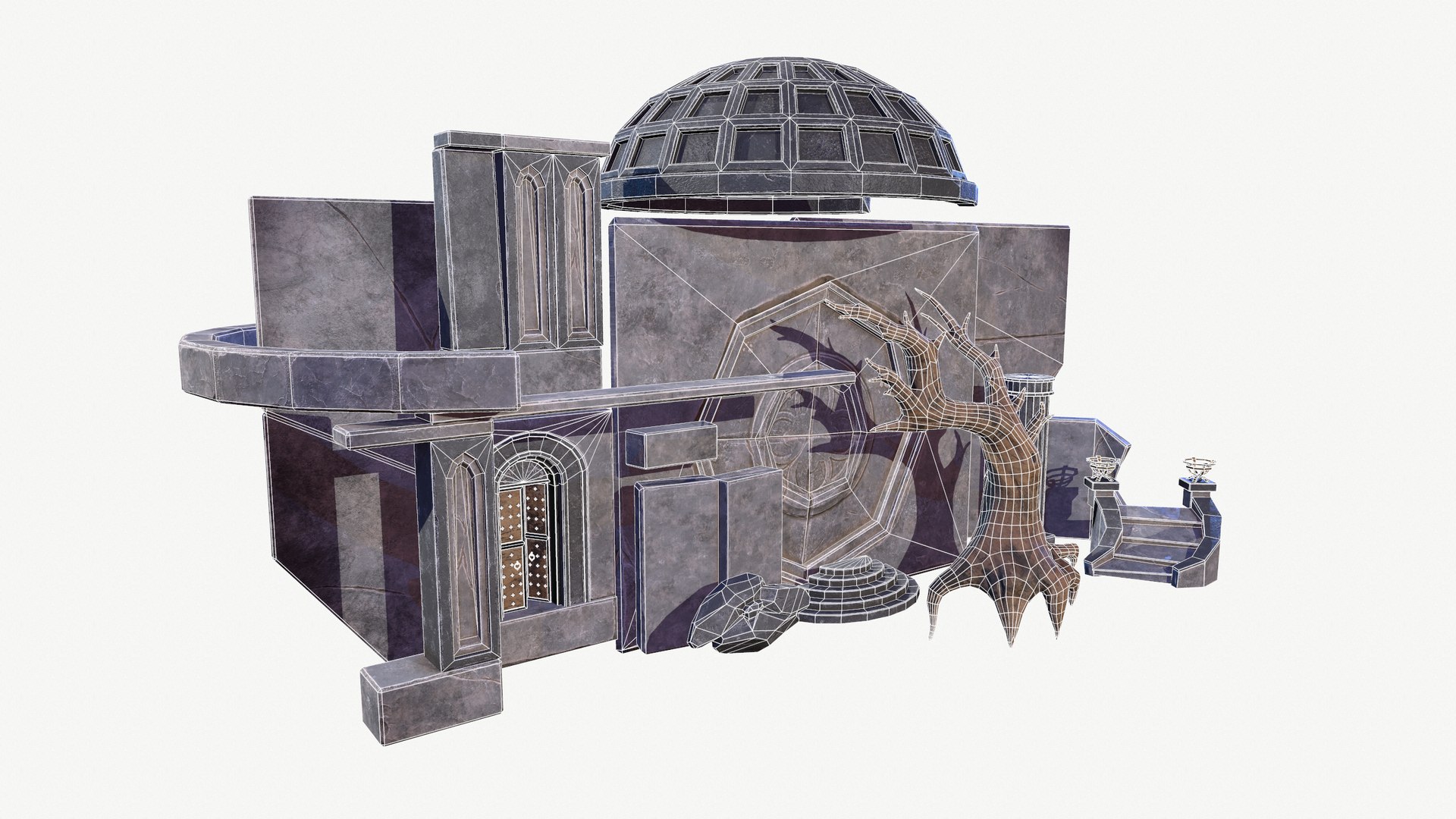 Free ancient ruins model - TurboSquid 1636064