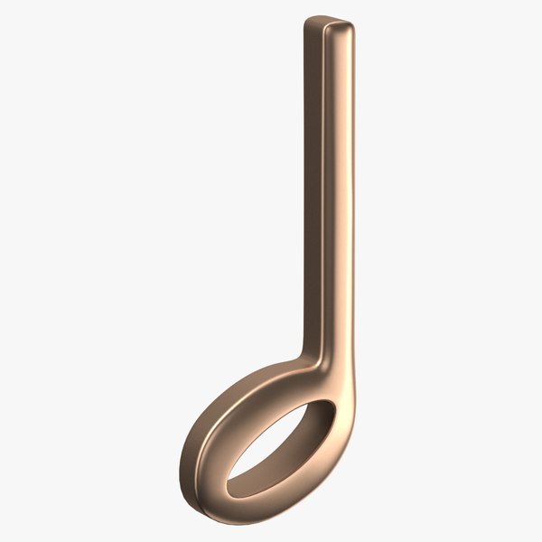 Minim Half Note 3D model - TurboSquid 2019570