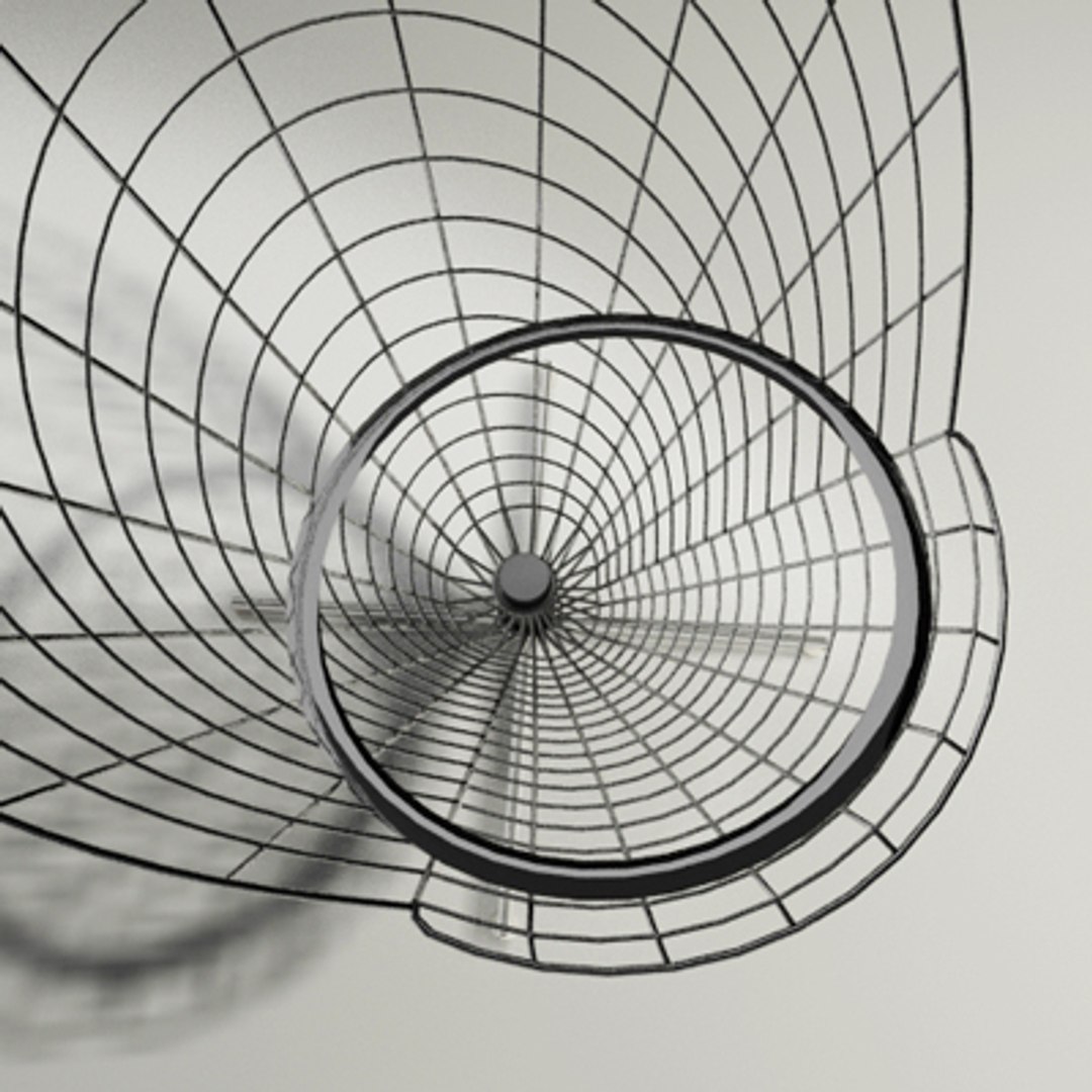 3ds max wire cone chair