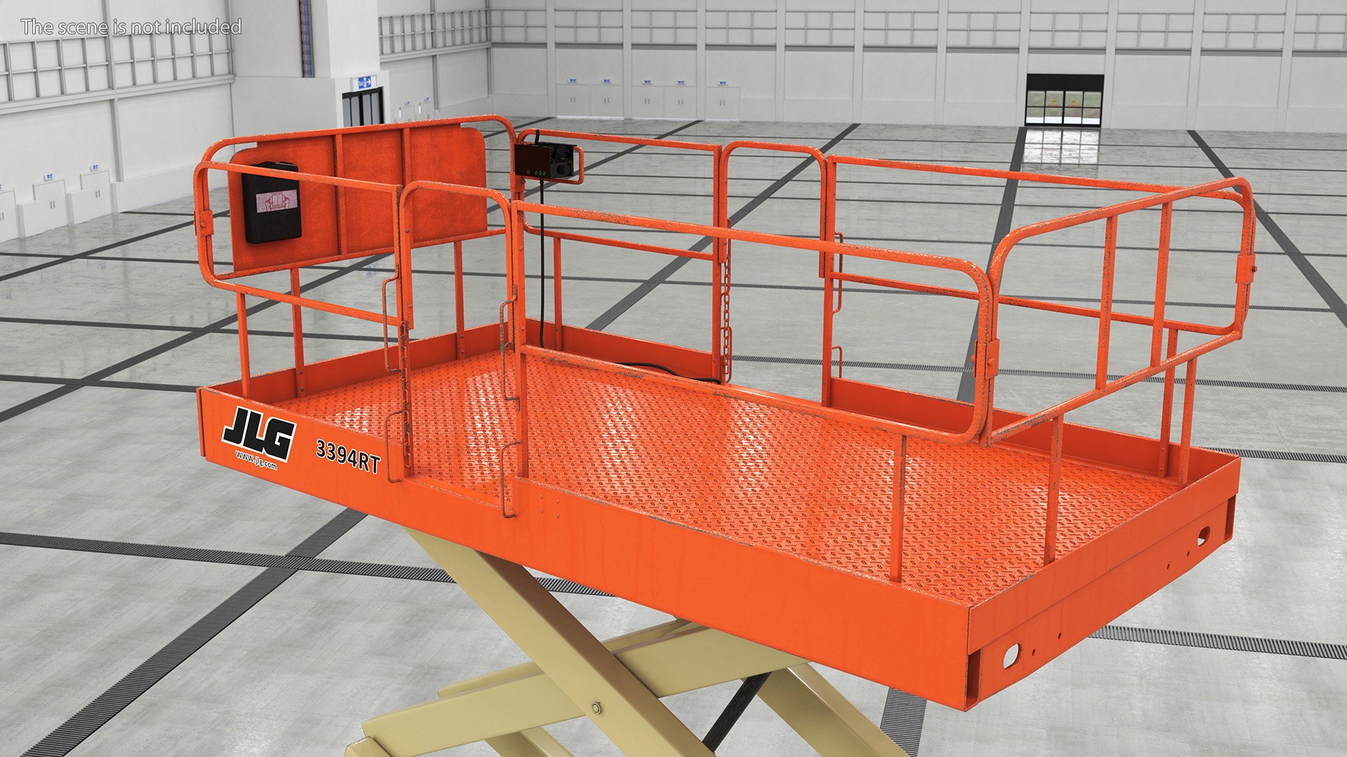 JLG 3394RT Scissor Lift Extendable Platform 3D Model - TurboSquid 2237012