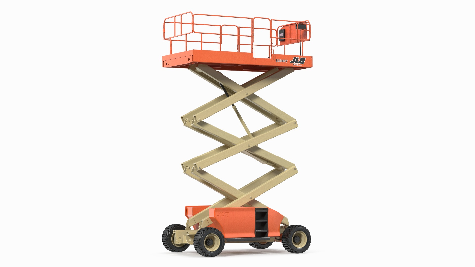 JLG 3394RT Scissor Lift Extendable Platform 3D Model - TurboSquid 2237012