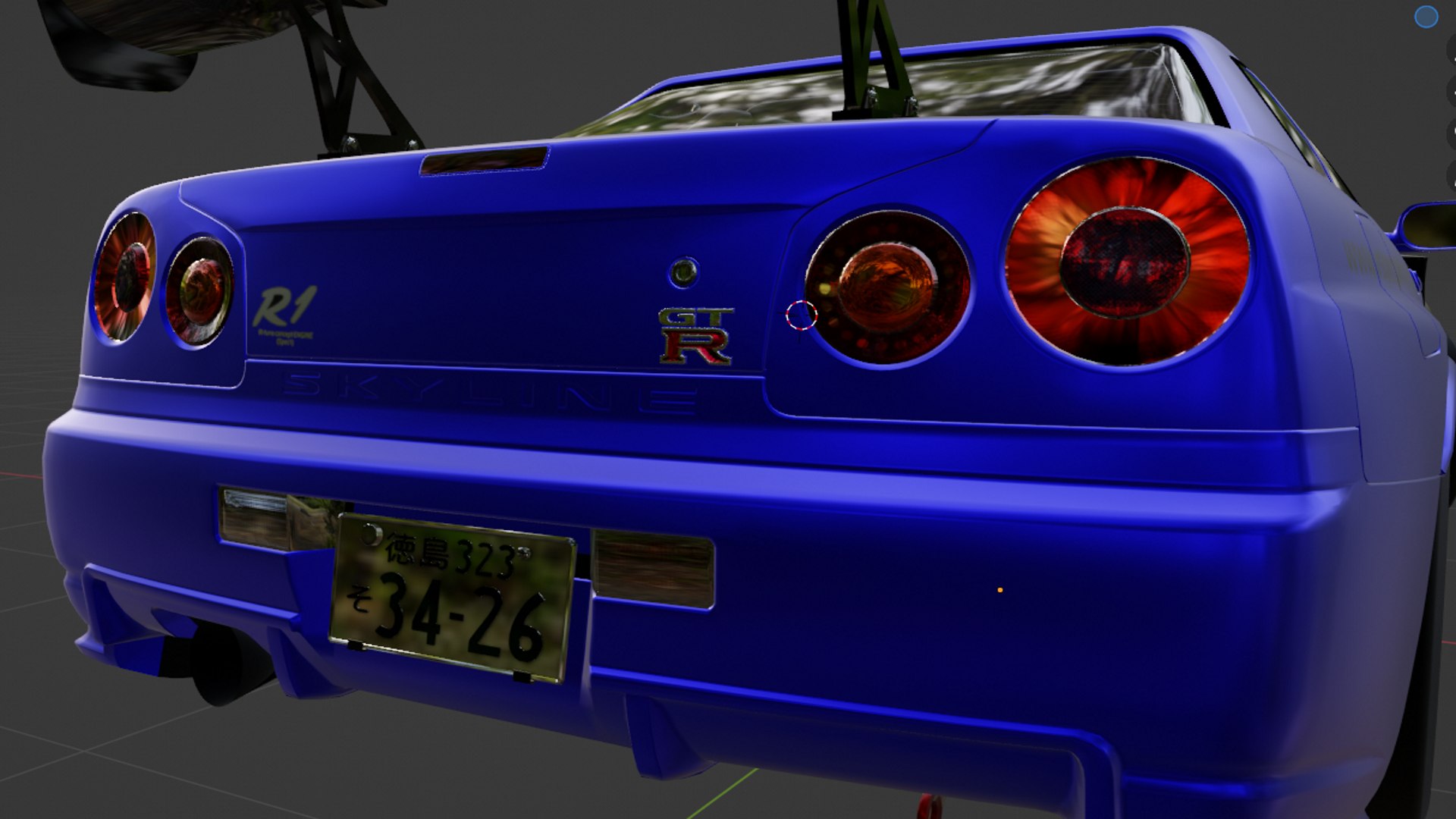 Nissan GT-R R34 V-Spec M-spec Nur 3D Model - TurboSquid 2026713