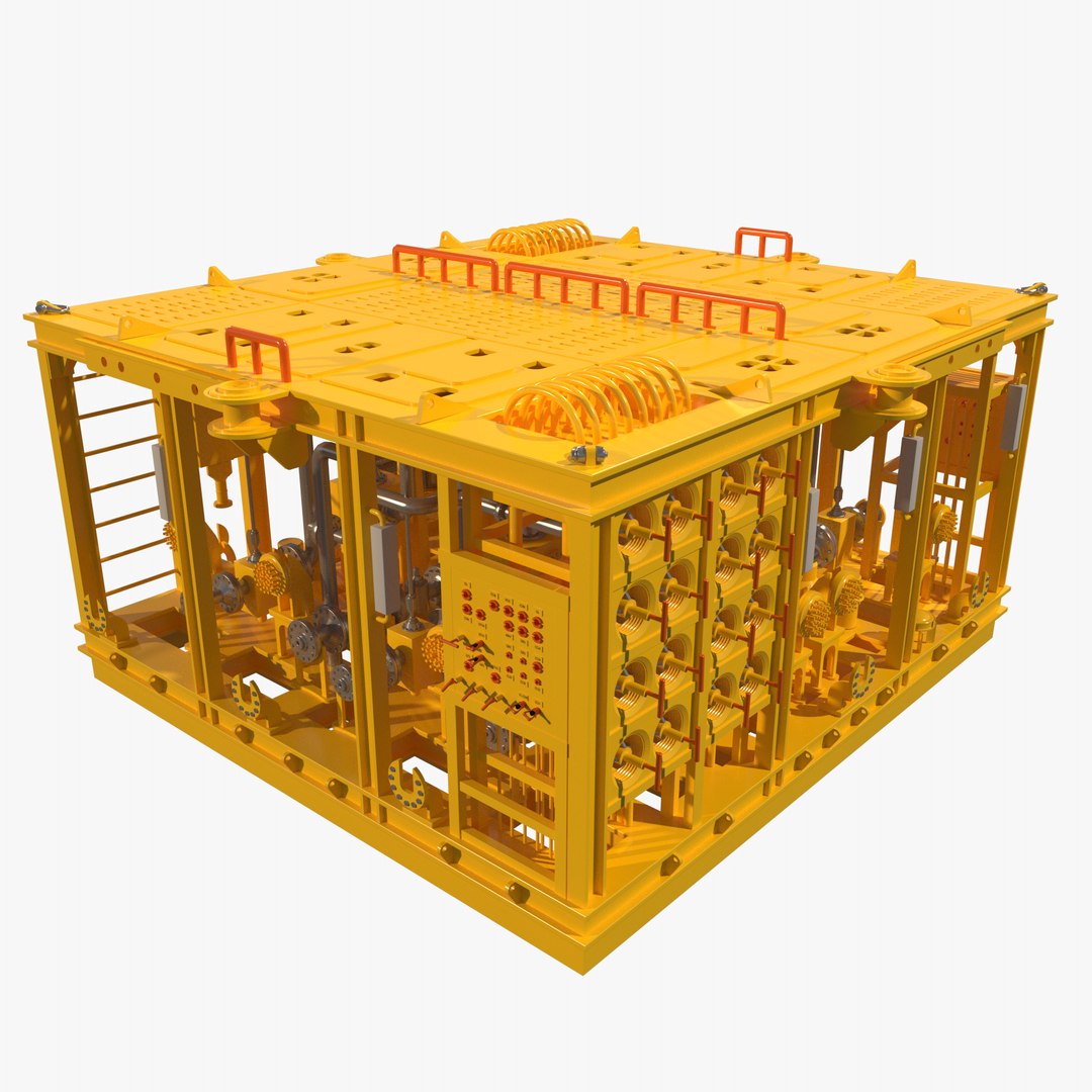 3D Subsea Manifold Production - TurboSquid 1543815