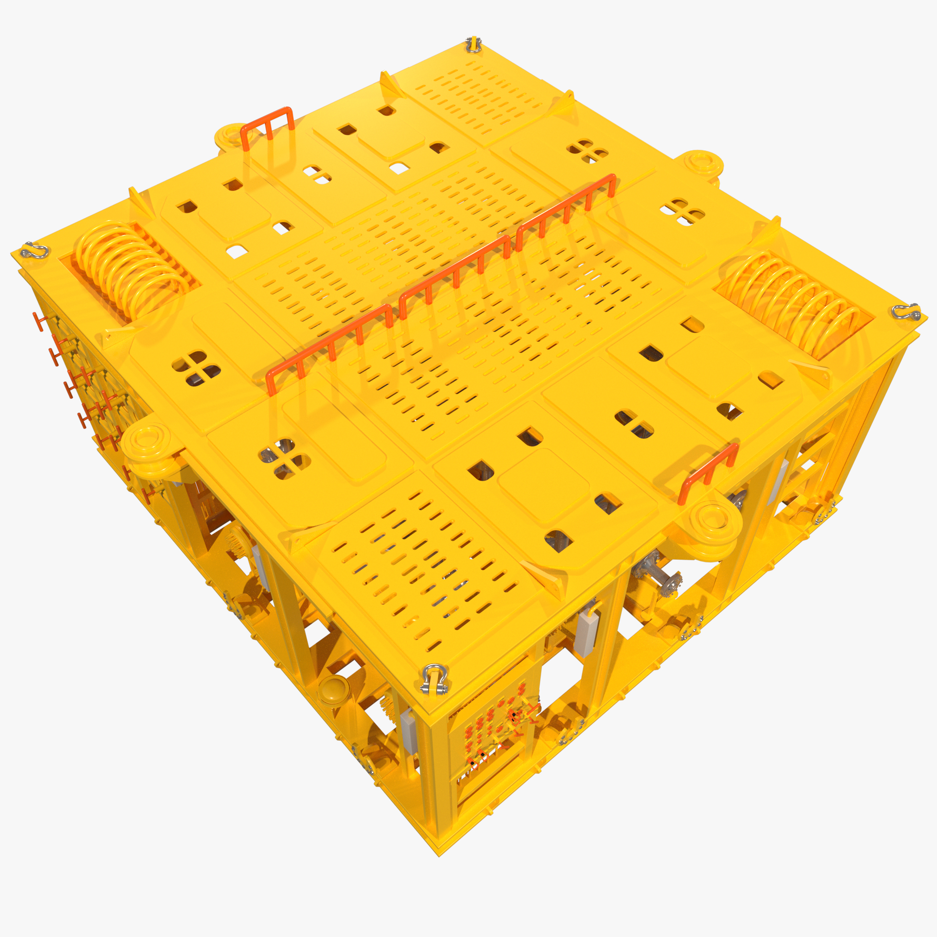 3D subsea manifold production - TurboSquid 1543815
