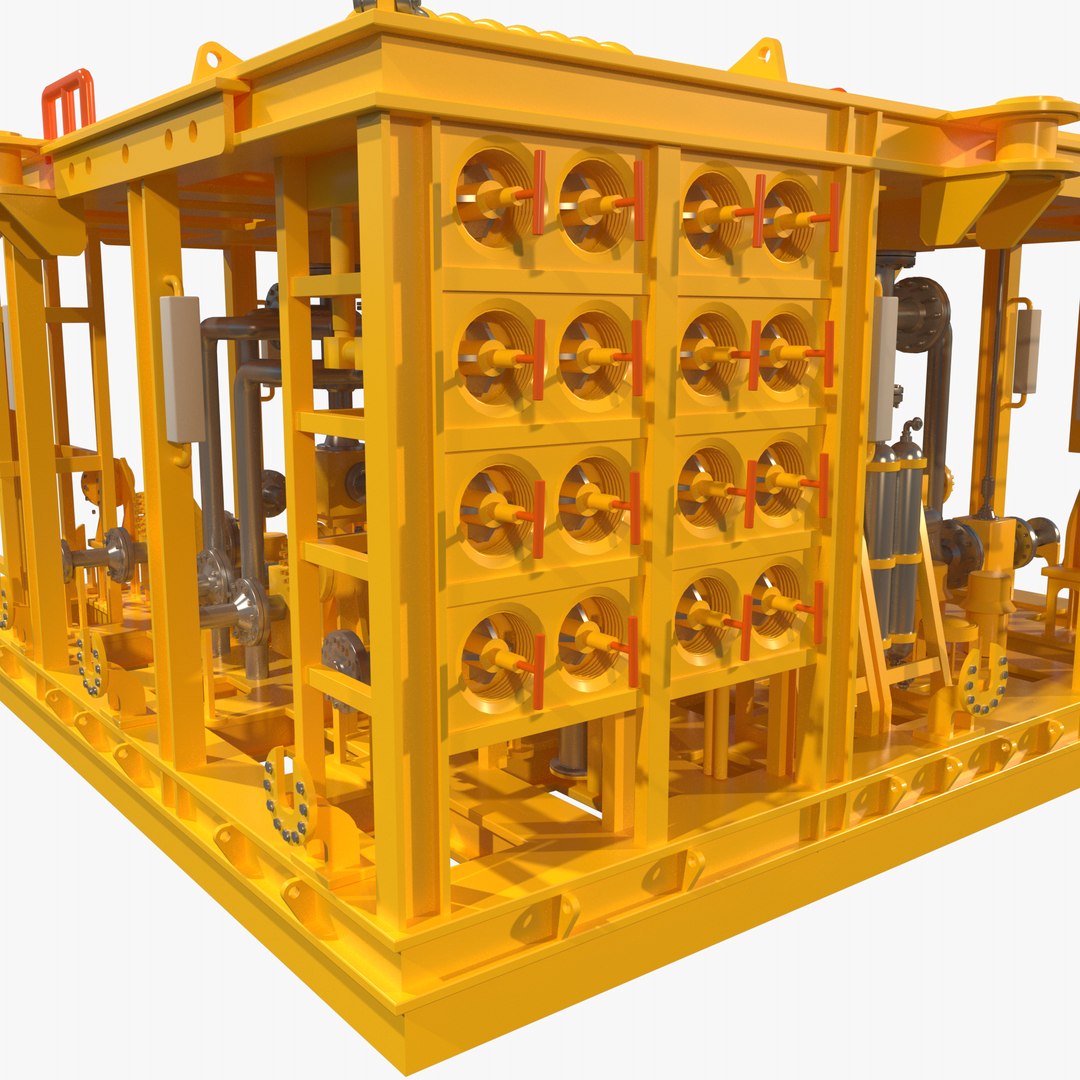 3D Subsea Manifold Production - TurboSquid 1543815