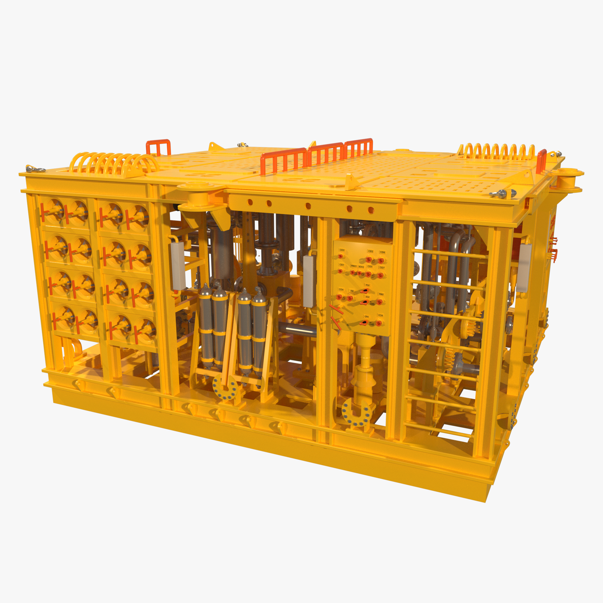 3D subsea manifold production - TurboSquid 1543815
