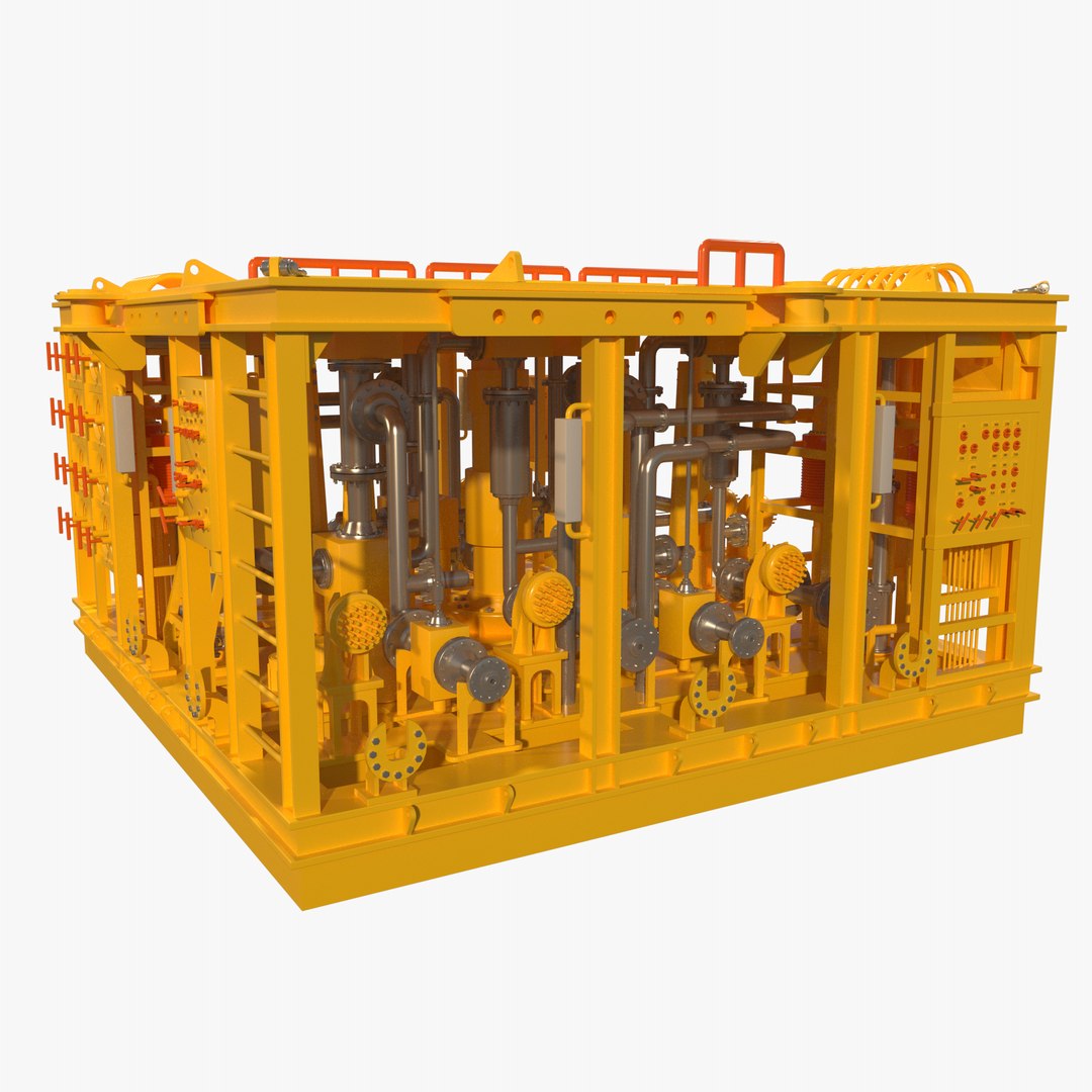 3D Subsea Manifold Production - TurboSquid 1543815