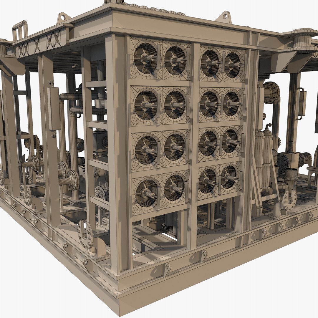 3D Subsea Manifold Production - TurboSquid 1543815