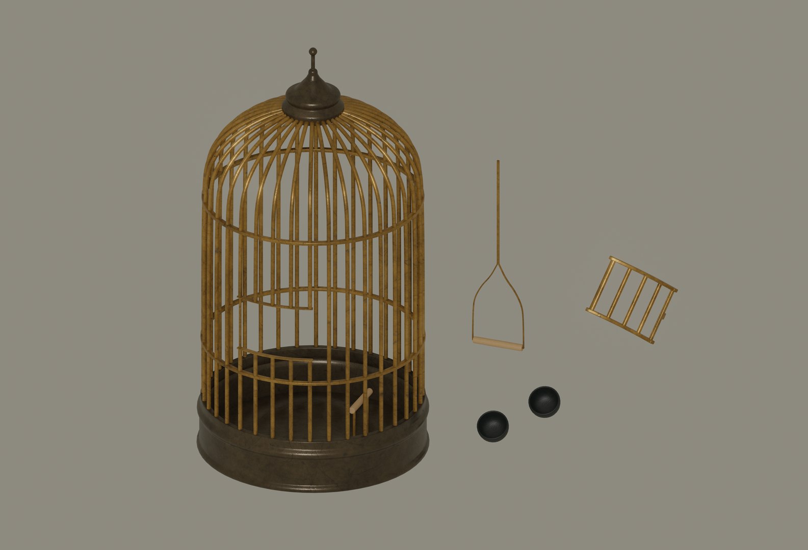 Bird Cage model - TurboSquid 1867728