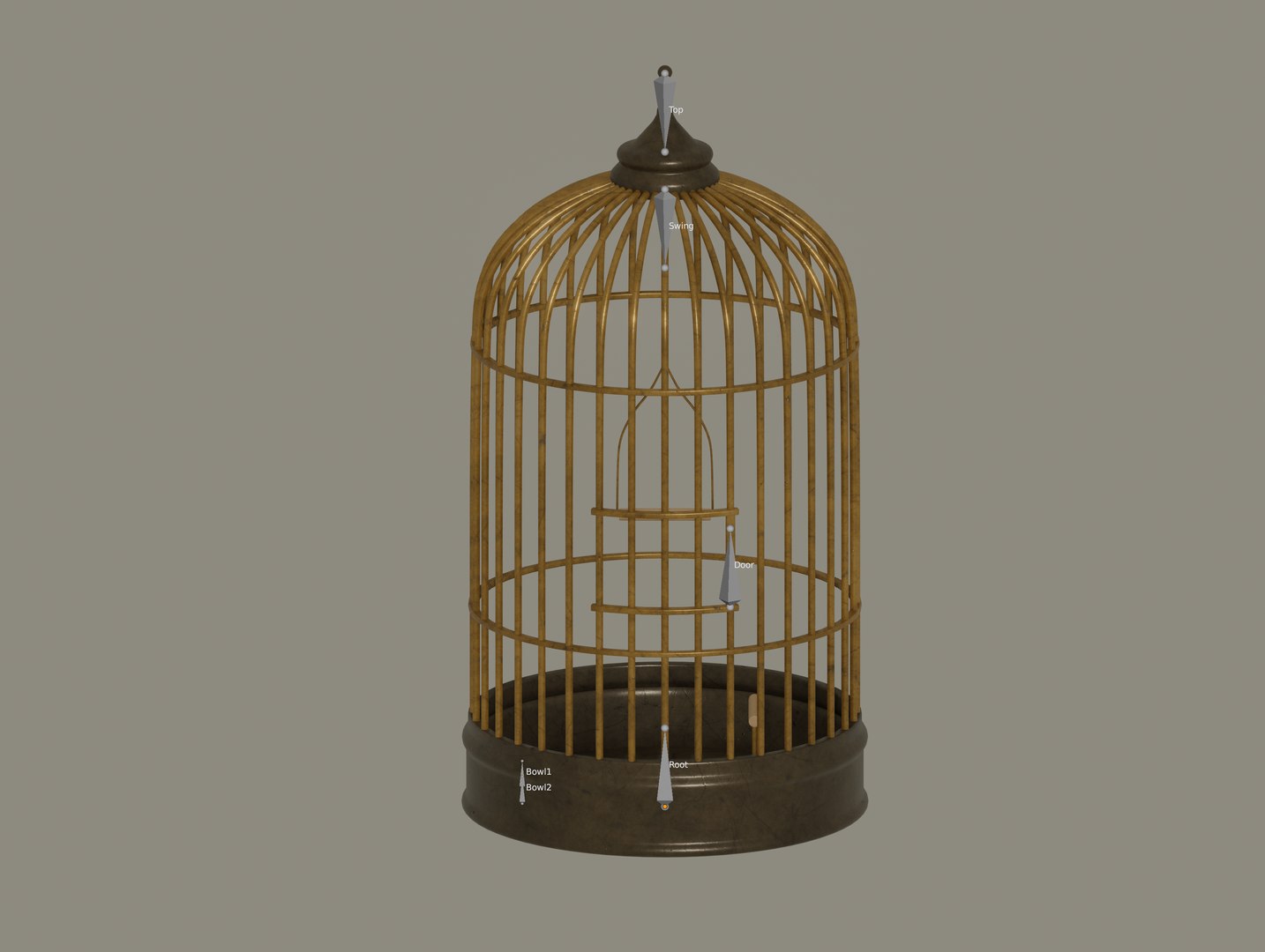 Bird Cage model - TurboSquid 1867728