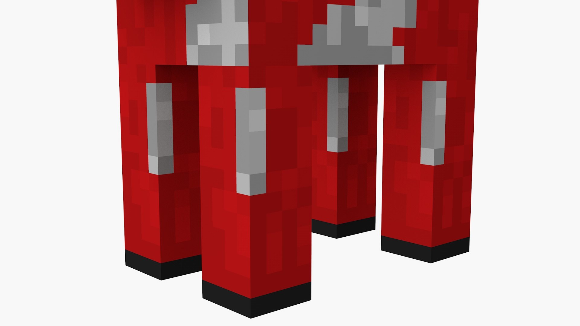 3D Minecraft Mooshroom - TurboSquid 1843239