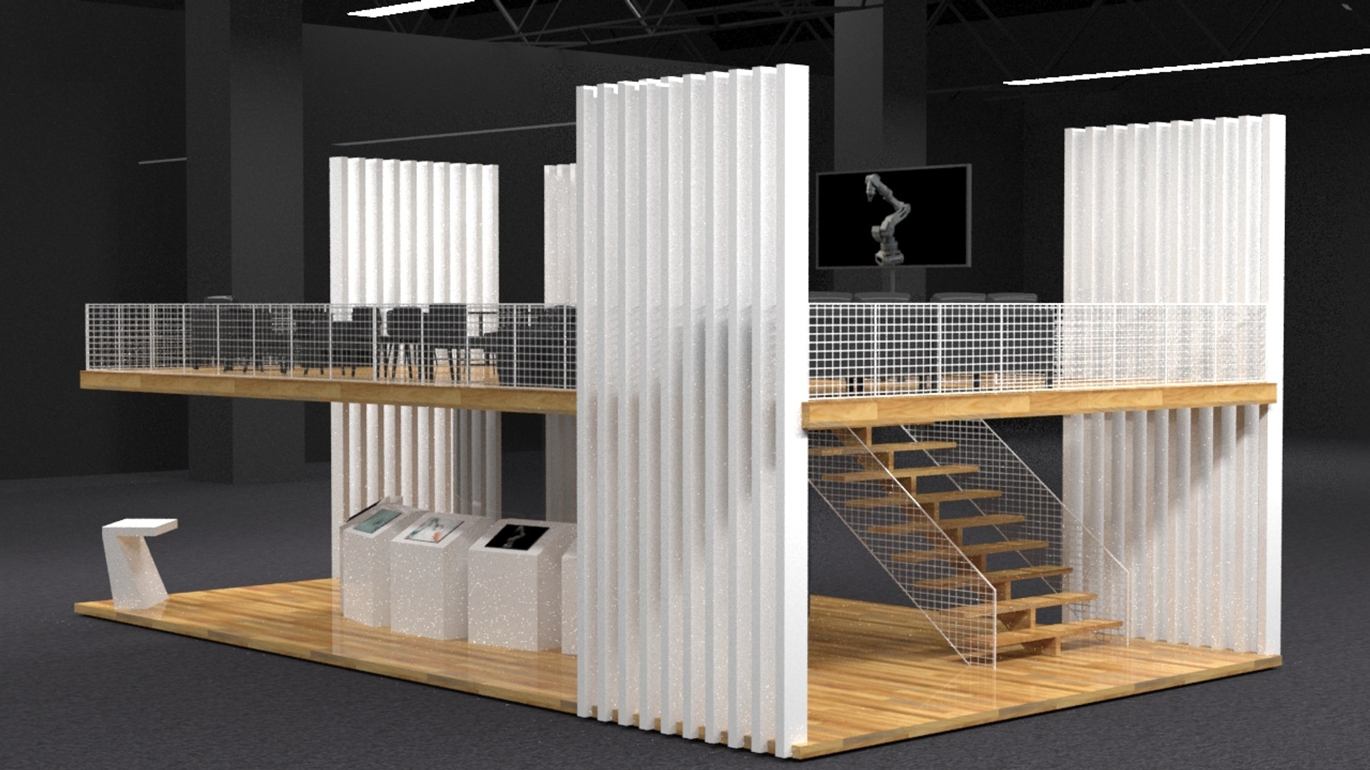 2 Floors Simple Minimalist Model - TurboSquid 1590849