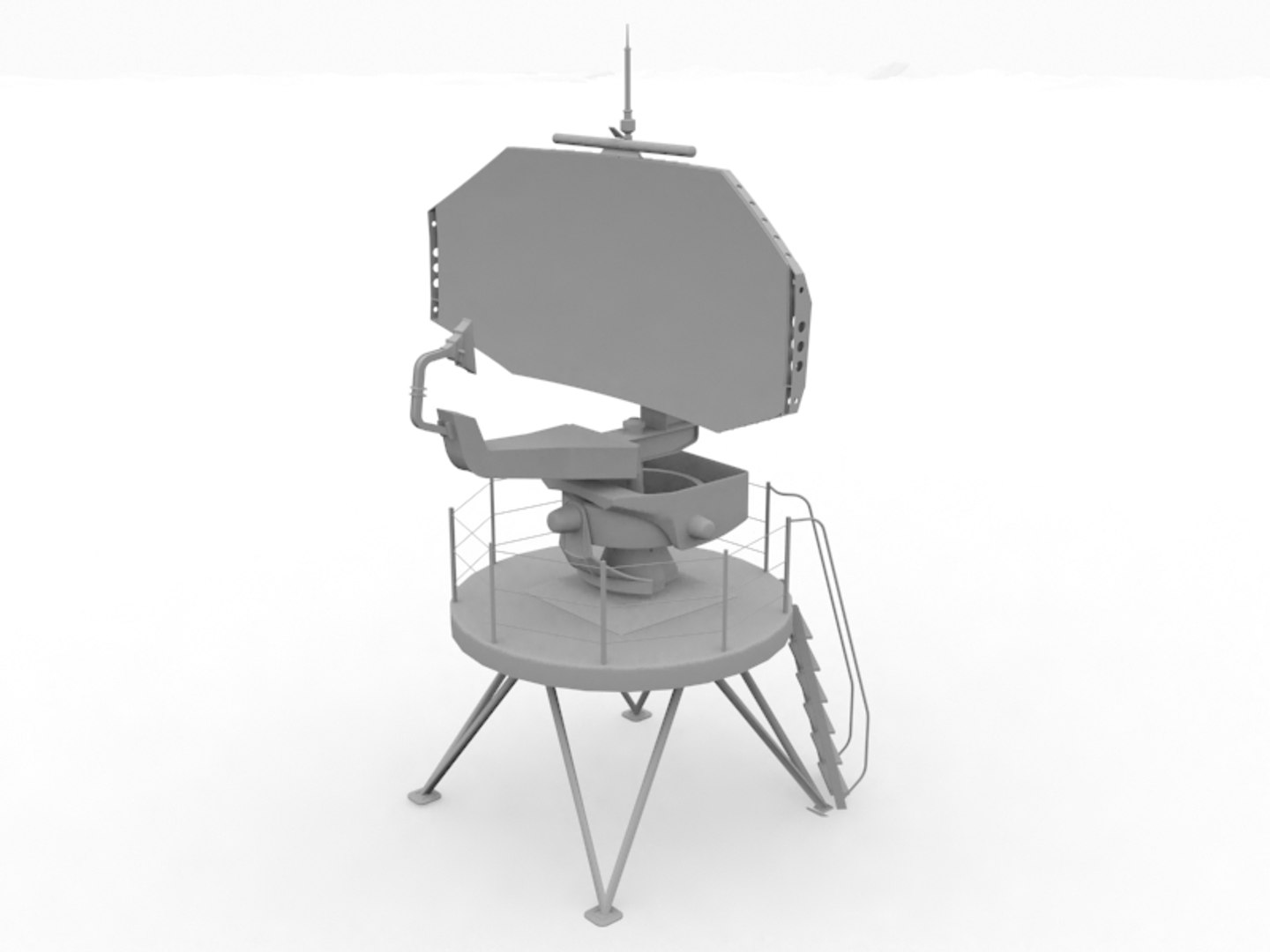 Long Range Radar 3d Max