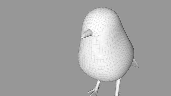 Simple bird model - TurboSquid 1709563