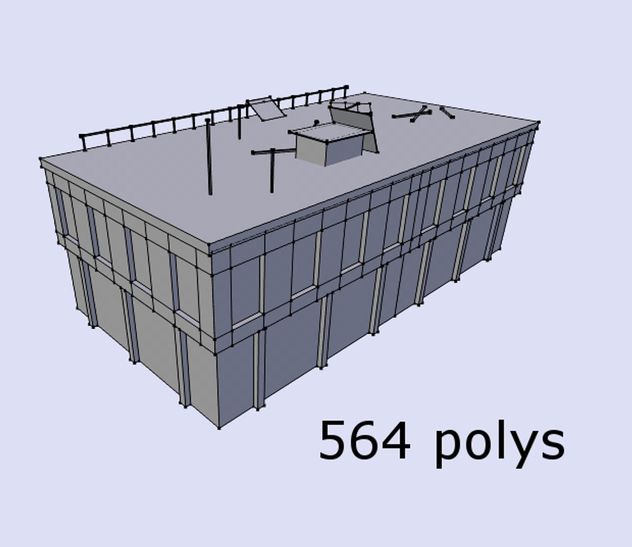 3d Building Games Model