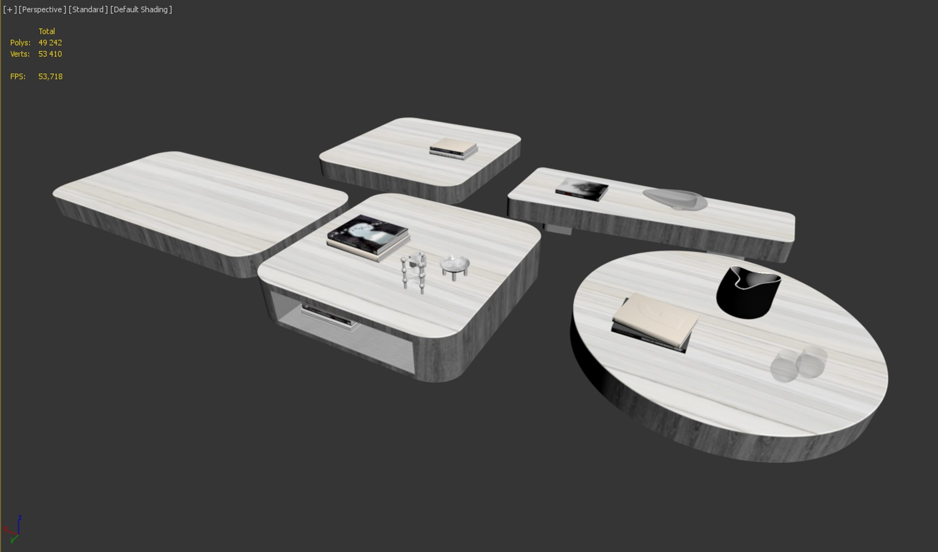 3D minotti milton coffee tables model - TurboSquid 1412421