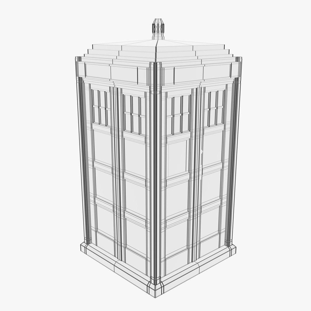3D Model Tardis - TurboSquid 1472903