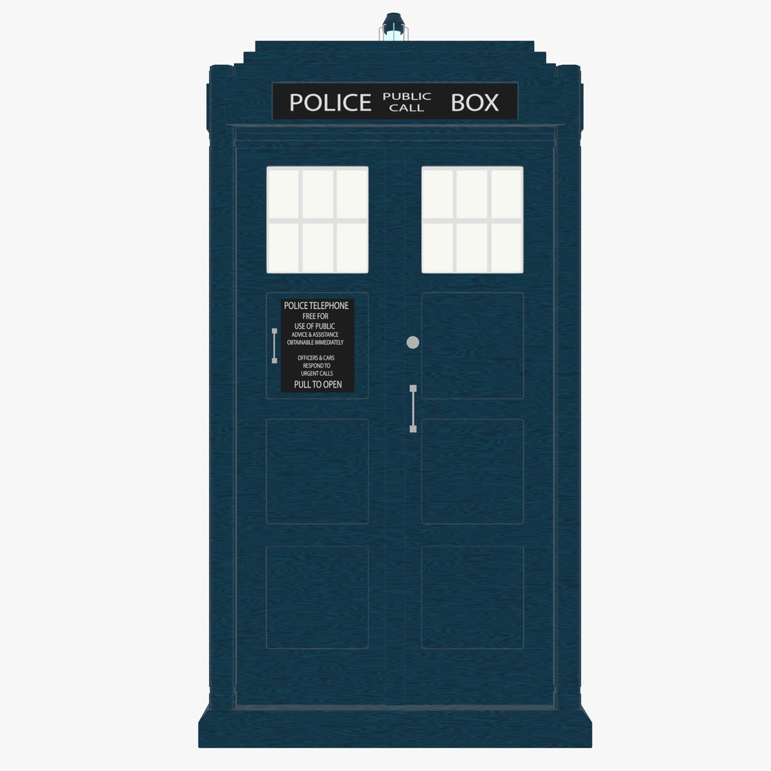 3D Model Tardis - TurboSquid 1472903