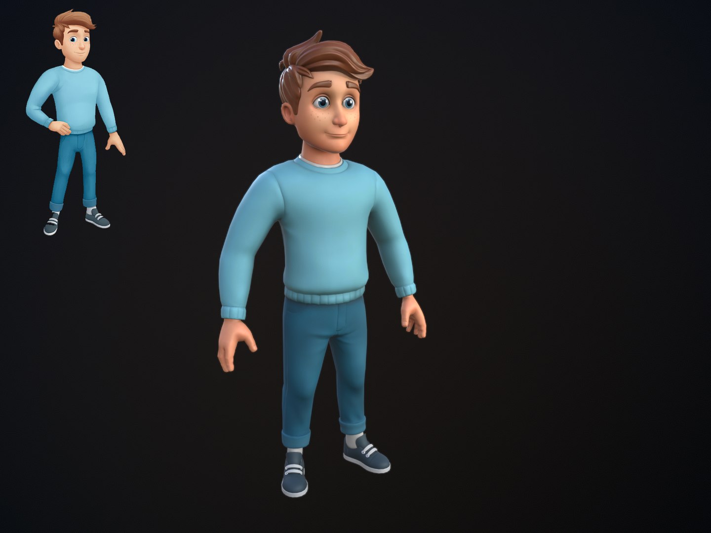 Boy 3D - TurboSquid 2123214
