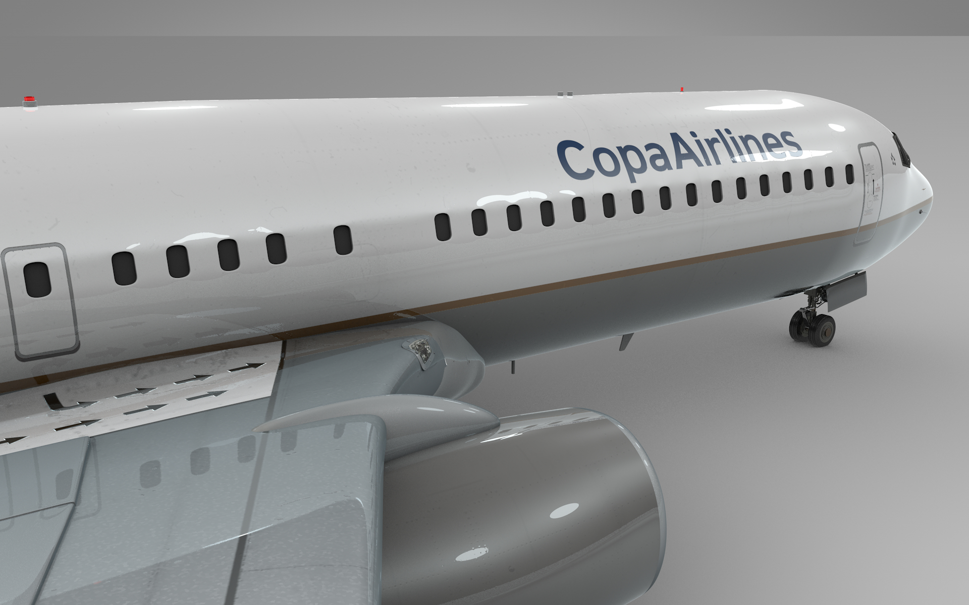 3D boeing 737-8 copa airlines model - TurboSquid 1702674