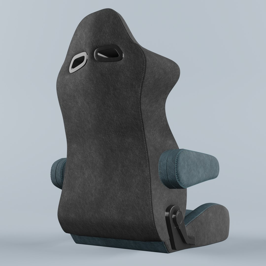 BRIDE EUROSTER II CRUZ Charcoal Gray Seat 3D - TurboSquid 1790987